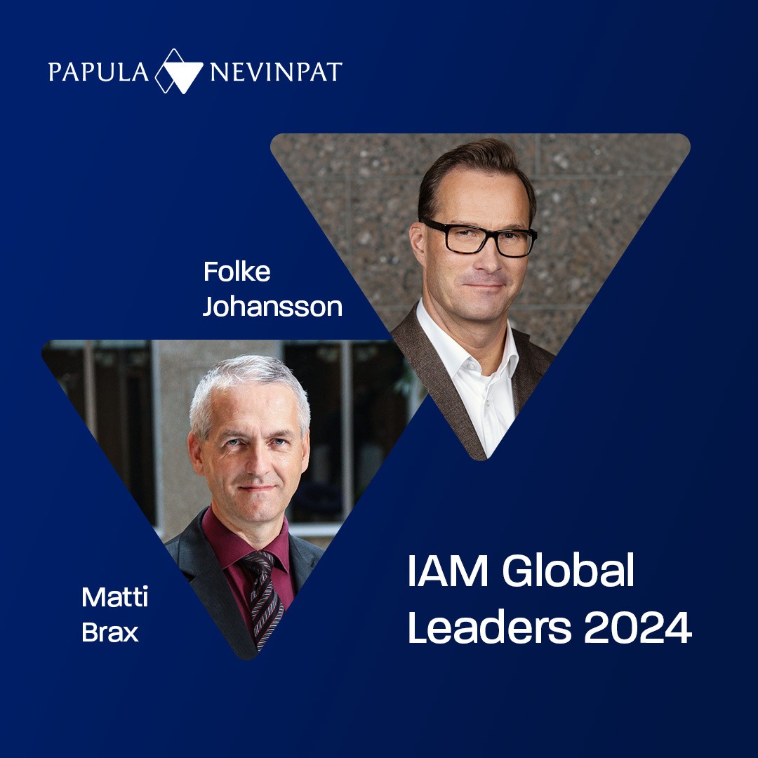 Papula-Nevinpat’s Matti Brax and Folke Johansson named in IAM Global ...